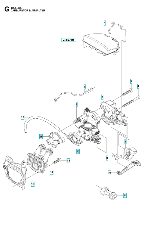 Husqvarna chainsaw 455 rancher carburetor store